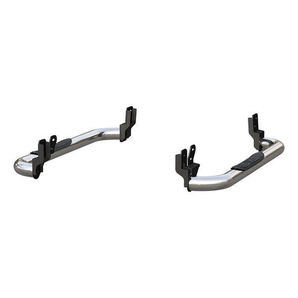 ARIES 3" POLISHED STAINLESS ROUND RUNNING BOARDS | 09-18 RAM 1500/2500 ...